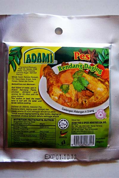 PES | OUR PRODUCTS | ADAMI FOOD AND SPICES INDUSTRIES SDN. BHD.